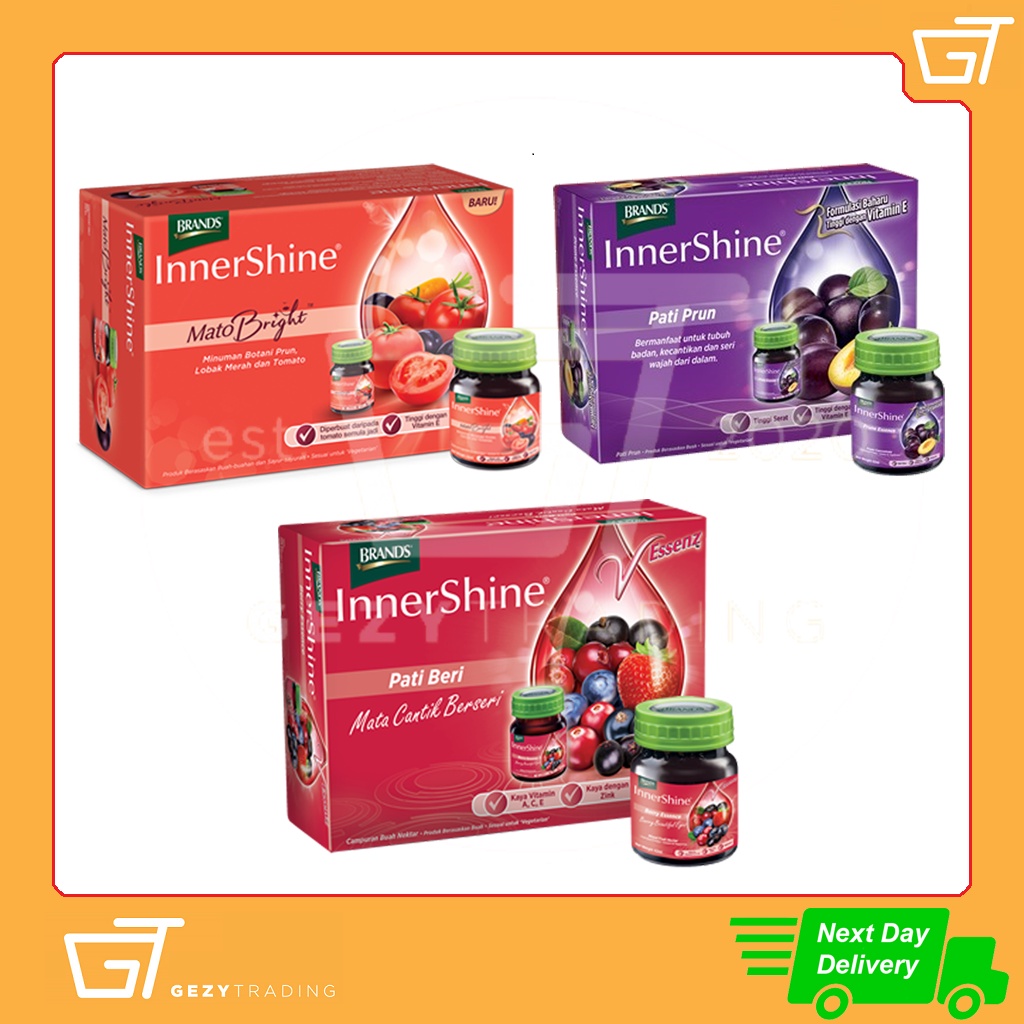 BRAND'S InnerShine Mato Bright Berry Essence Prune 6's 12's 42ml Exp ...