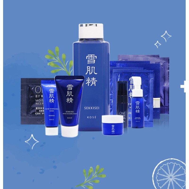 Kose Sekkisei Skincare Sample Travel Set / Kose Bihadagoyomi Lotion ...