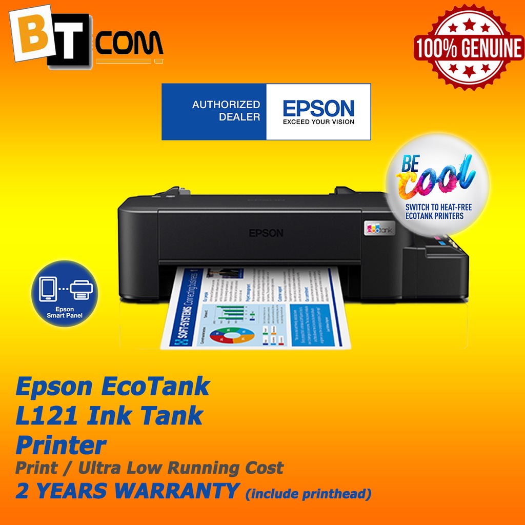 (PRE-ORDER 14DAYS) Epson EcoTank L121 Ink Tank Printer | Shopee Malaysia