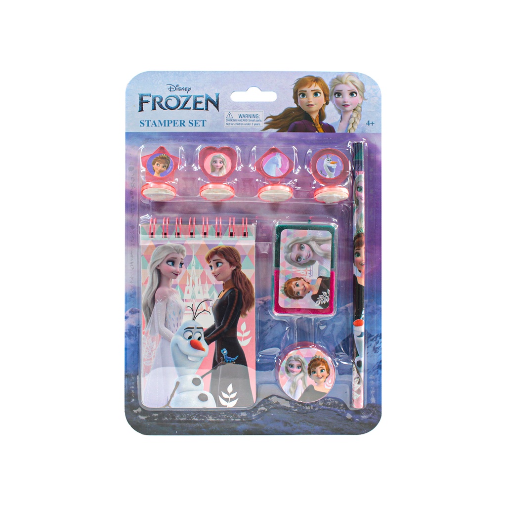 Disney Princess Frozen Children's Stamper Set (8 Pcs) - Pink Colour For ...
