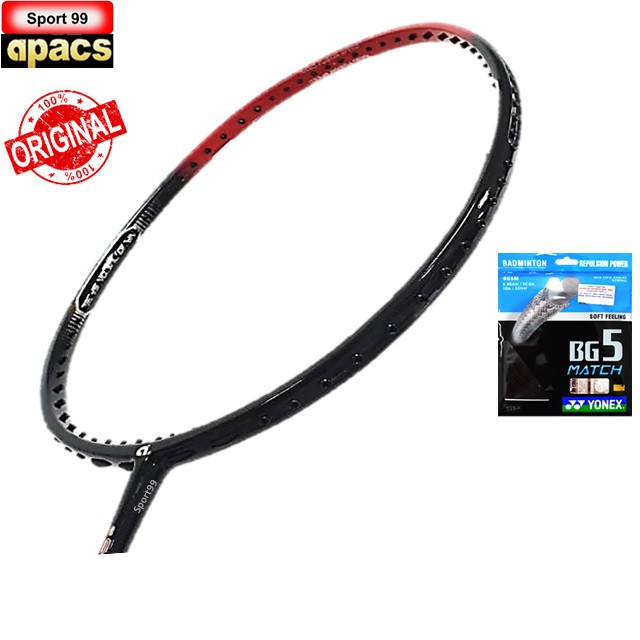 Apacs Nano Fusion Speed 722【Install with String】Yonex BG5 (Original ...