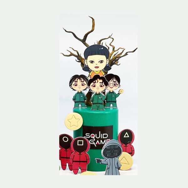 KOREA SQUID GAME NEW 04 CAKE TOPPER | Shopee Malaysia