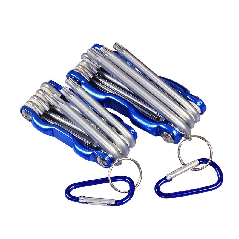 MKR 7pcs/8pcs High Quality Portable Foldable Key Hex Wrench Set Metric ...