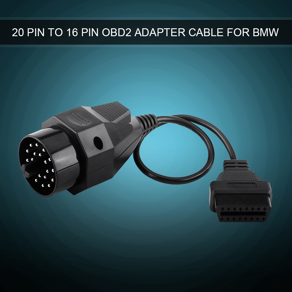 20 Pin to 16 OBD2 Adapter Connector Scanner Cable for BMW E36 E38 E39 ...