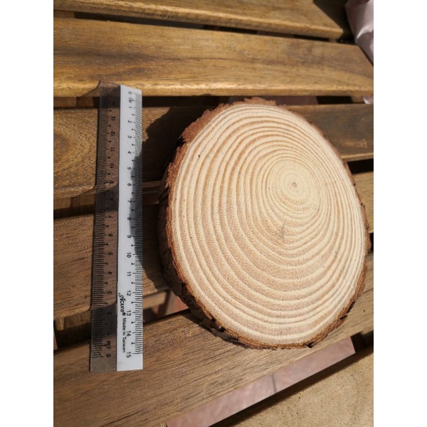 🇲🇾Ship in 24 hours Imported Wood Block/Ready Stock Natural Pine Round ...