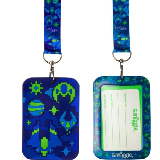 Original Smiggle Bus Pass Lanyard ID / Name Tag Smiggle - Blue GAME ...
