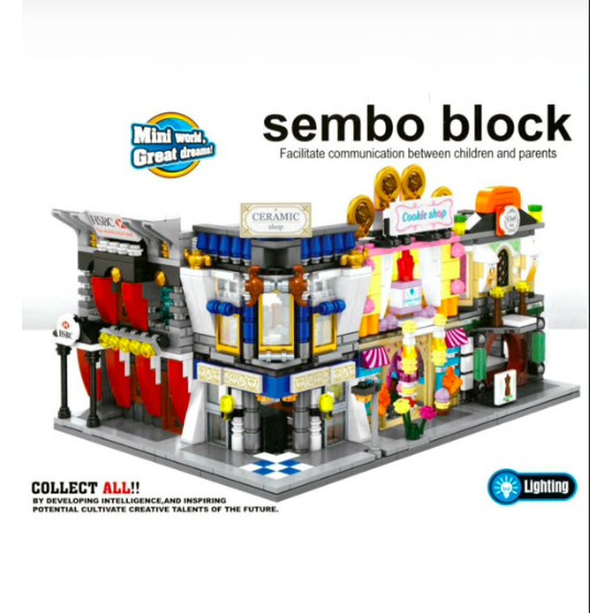 Sembo Block Lego Compatible SD6540-SD6543 4 Design Building Block With ...