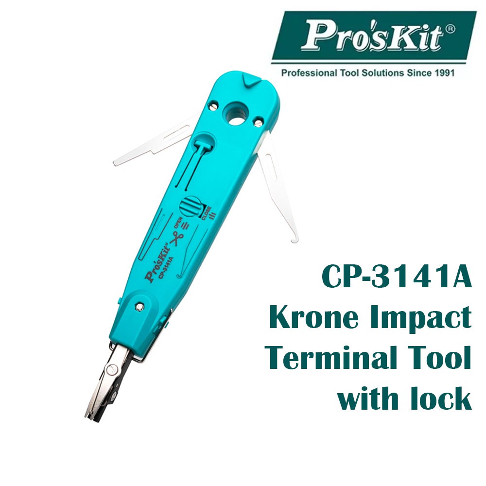 Pro'sKit CP-3141A Krone Impact Terminal Tool with lock | Shopee Malaysia