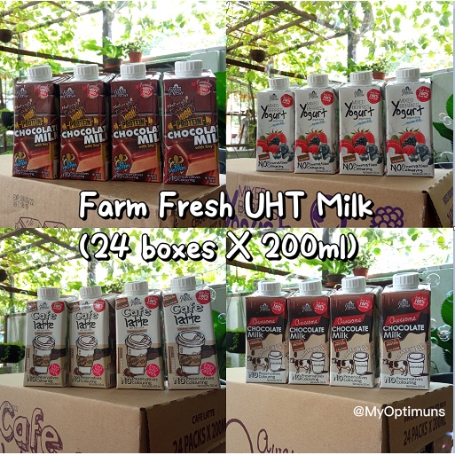 Farm Fresh UHT Milk Carton (24boxes x 200ml)(Mix and Match Available ...