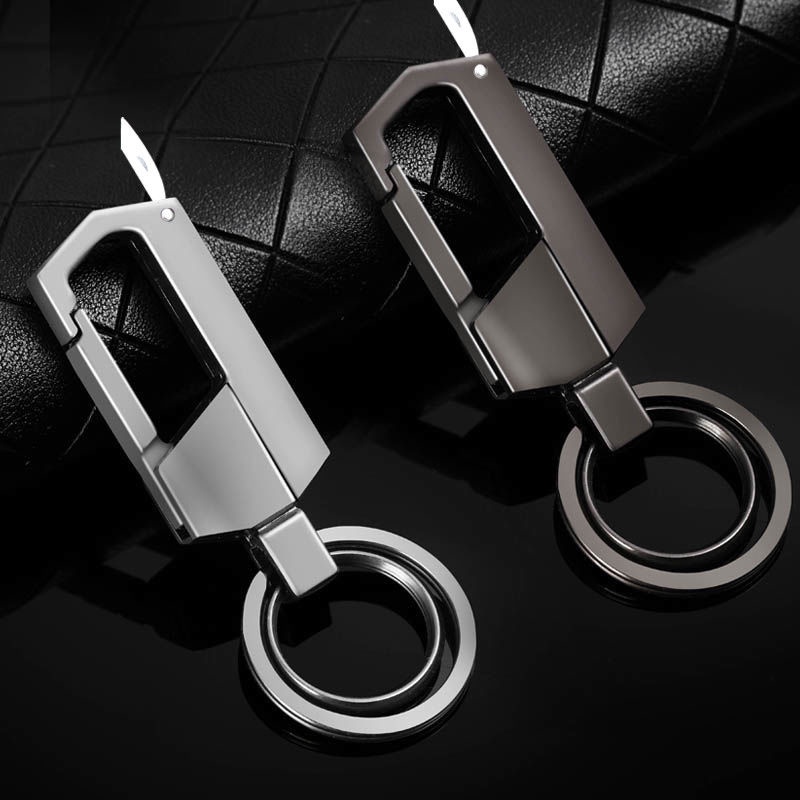 New Mutifunction Car keychain Car Keychain Creative Alloy Metal Keyring ...