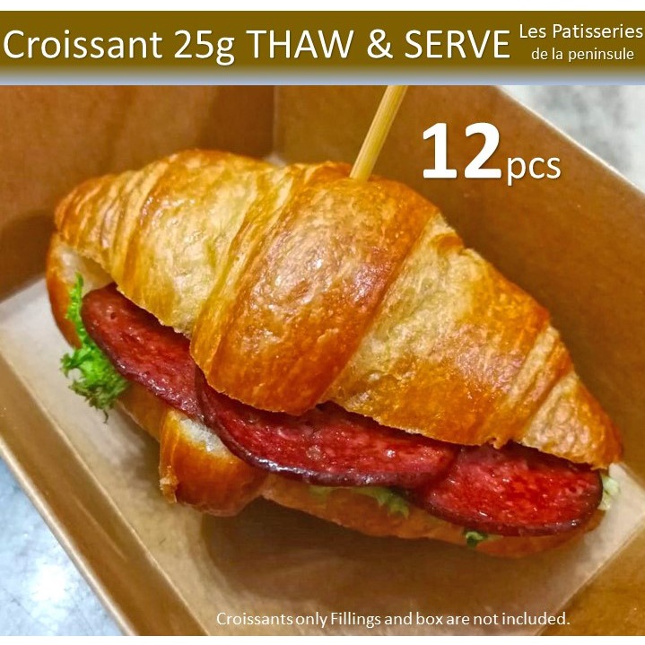 Croissant THAW AND SERVE 25g X 12 pieces - Klang valley delivery area ...