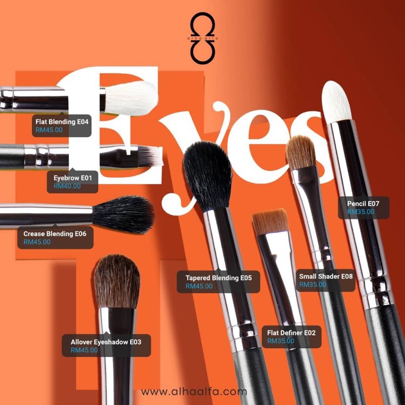 🎁ALHA ALFA EYE BRUSH MAKE UP WITH HIGH QUALITY & SOFT BRISTLES😍 ...