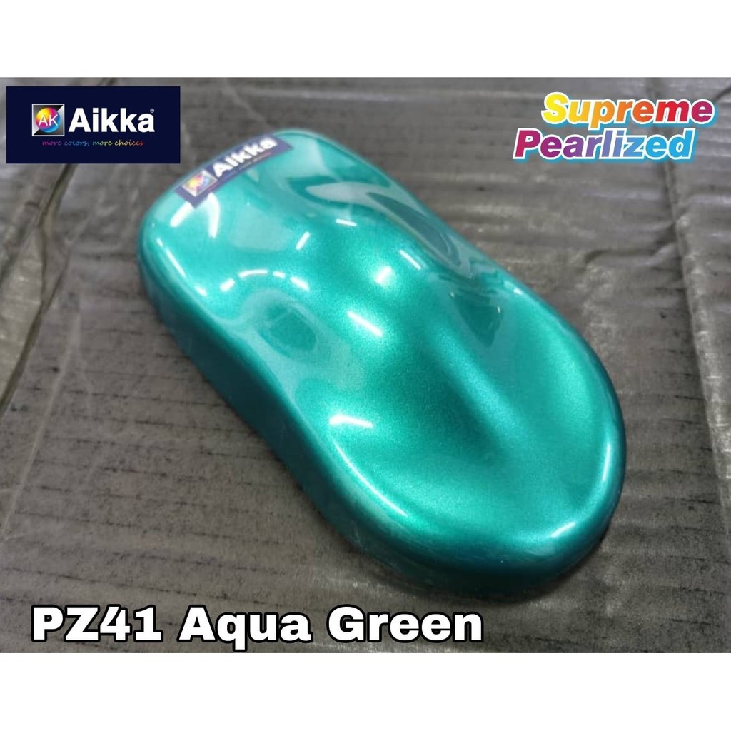 AIKKA PZ41 AQUA GREEN SUPREME PEARLIZED 2K PAINT | Shopee Malaysia