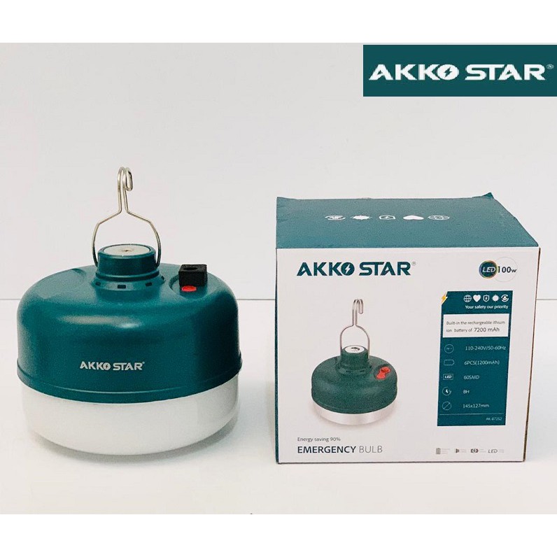 AKKO STAR 13W /50W /100W Rechargeable Led Night Market Light Wireless ...