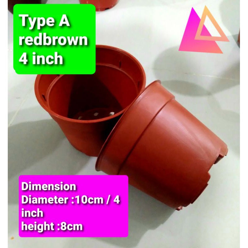 💥1 PC💥Pasu bunga 👍Pasu bulat 👍Flower pot 👍Round flower pot 👍Plastic ...