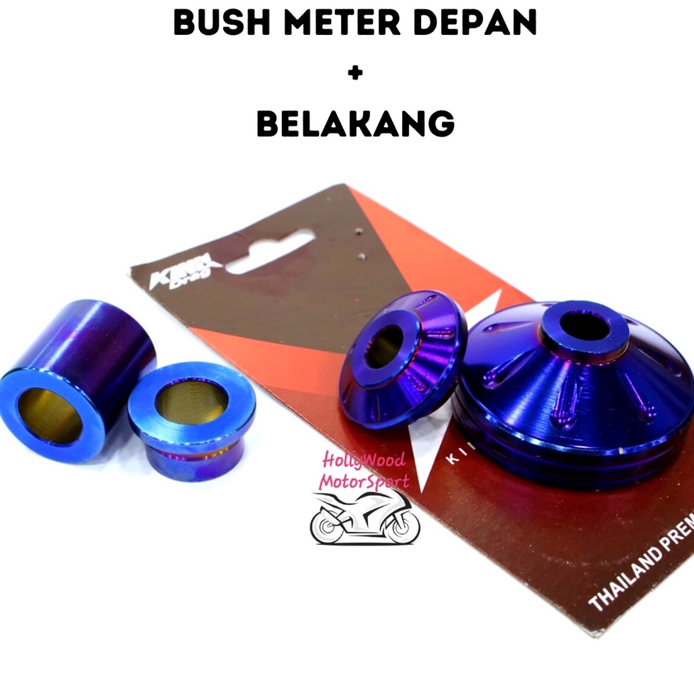 YAMAHA Y15 Y16 LC135-5S METER BUSH TITANIUM RIM BUSH SET DEPAN BELAKANG ...