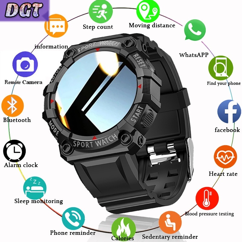 DGT [In stock]FD68s smart watch heart rate sleeping monitoring 1.44 ...