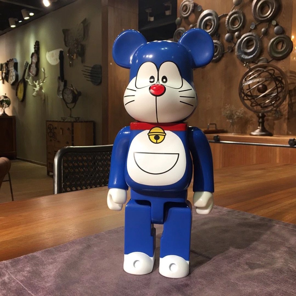 28CM Bearbrick Cartoon Blocks Bear Collectible Model Bearbrick 400% ...