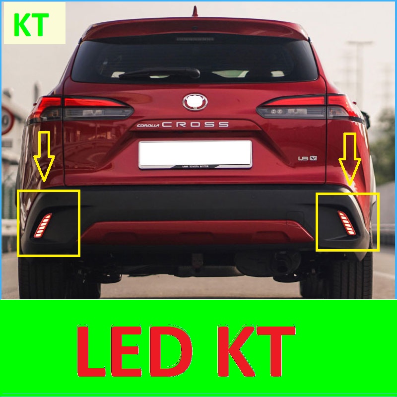 Corolla Cross rear underbody lights 4 turn signal modes run very ...