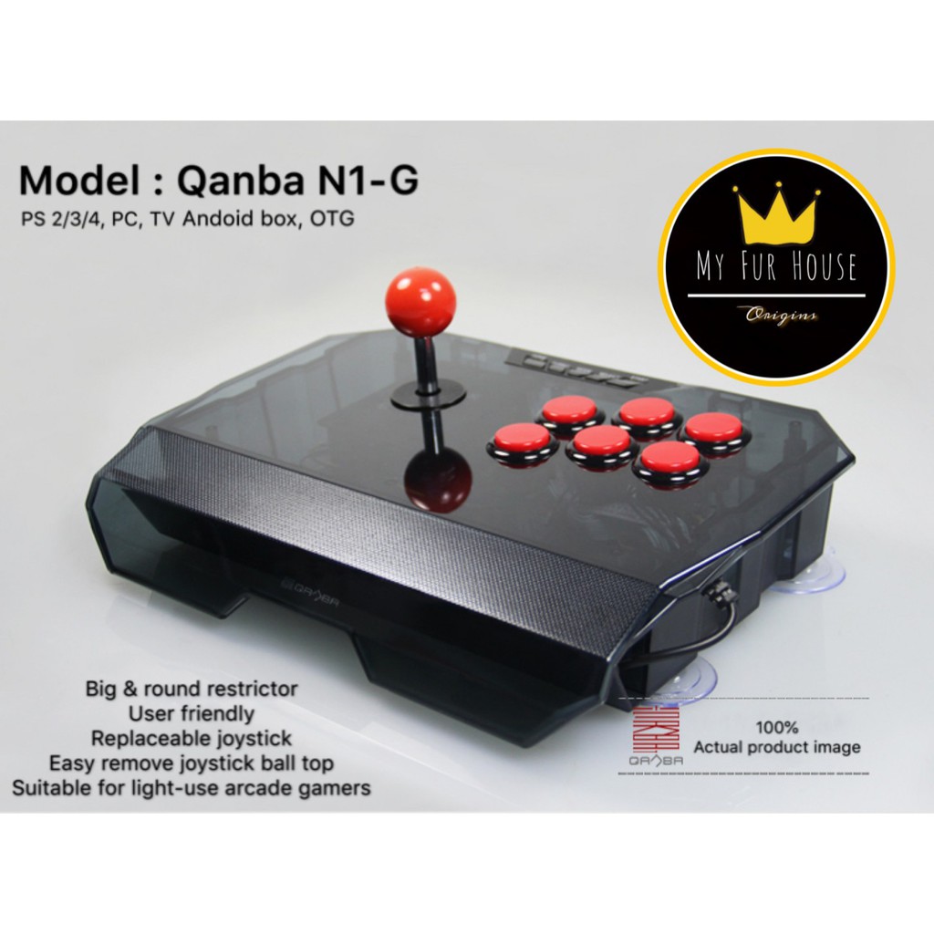 Genuine QANBA N1-G Arcade Joystick Controller PS3 PS4 PC360 Xinput ...