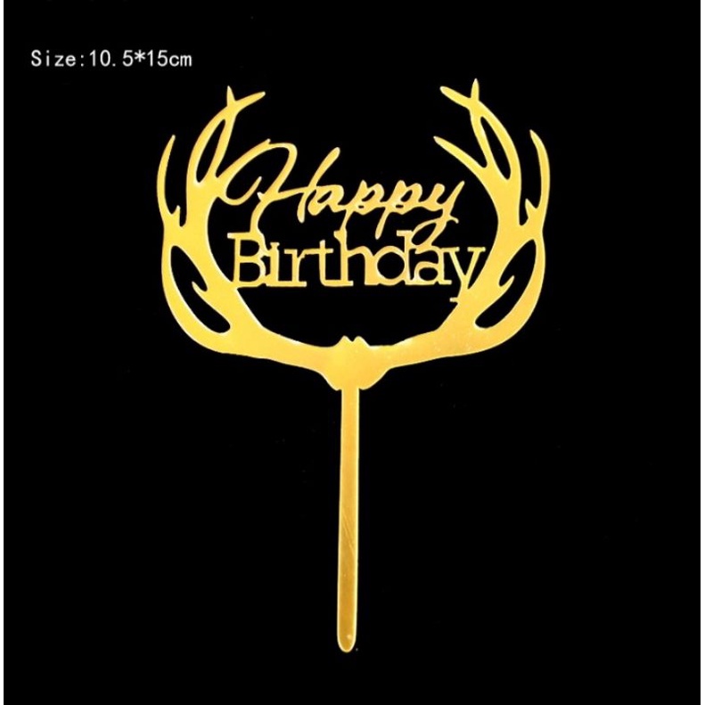 HAPPY BIRTHDAY ACRYLIC CONGRATULATORY SIGN/Tanda tahniah akrilik/摆件插牌 ...