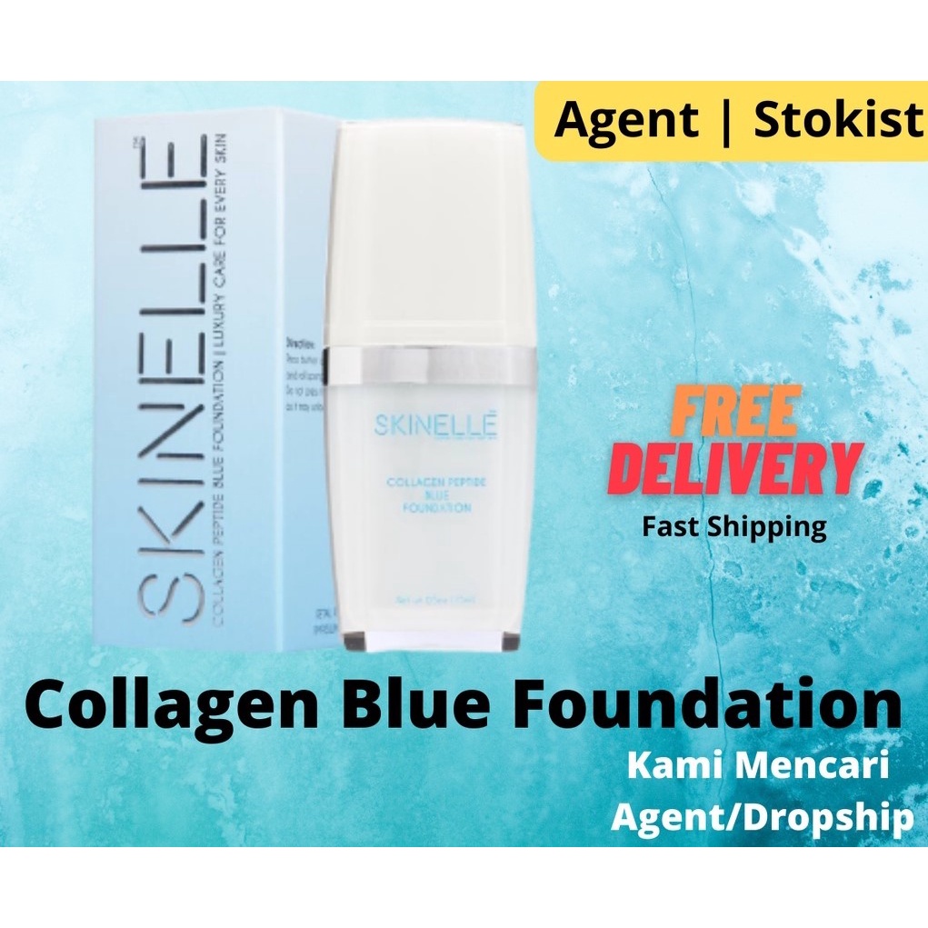Skinelle Collagen Blue Foundation 30ml | Shopee Malaysia