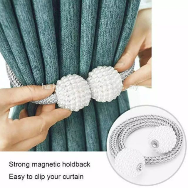 Tali ikat langsir bermagnet pengikat magnet | Shopee Malaysia