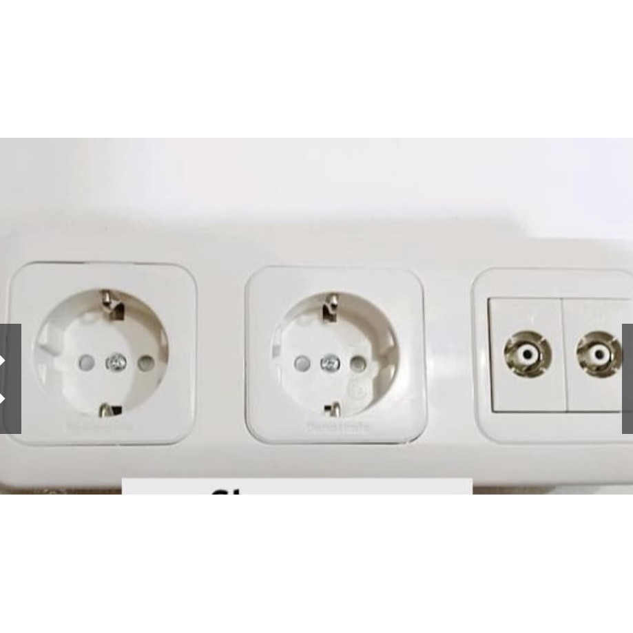 Panasonic Double Socket + Panasonic Dual TV Outlet Socket | Shopee Malaysia