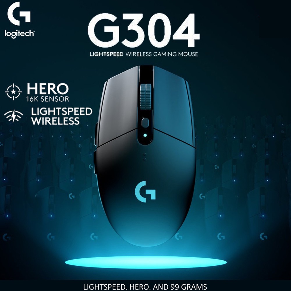 Logitech G304 Lightspeed Wireless Gaming Mouse | Hero Sensor | 2 Year ...