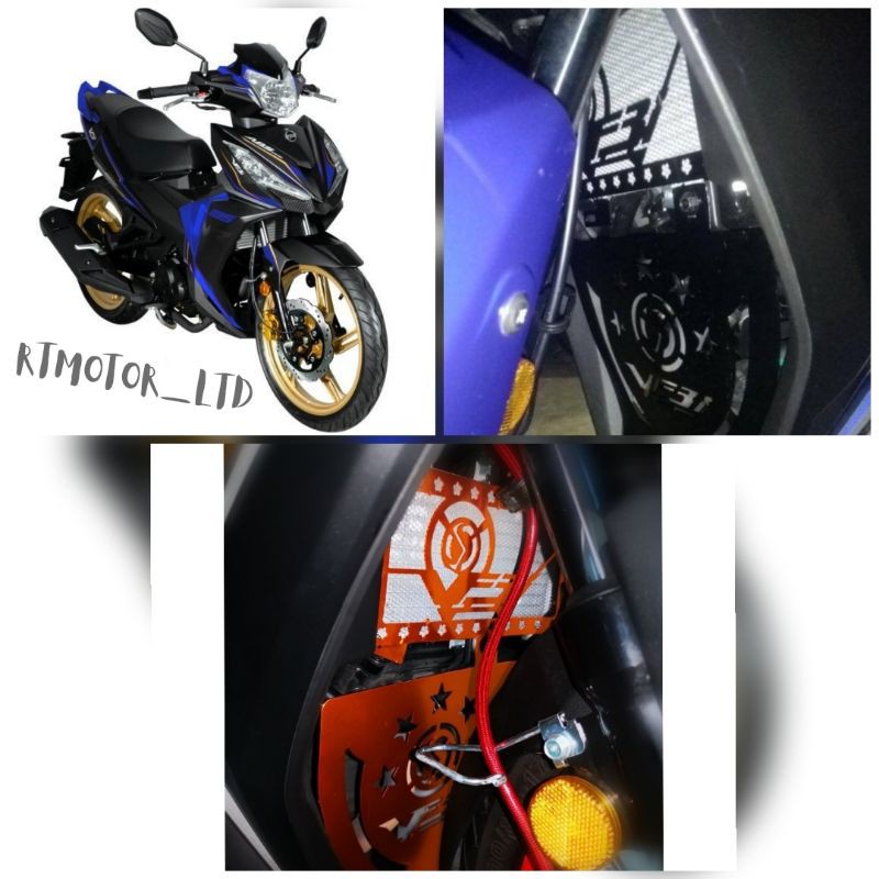 SYM VF3I ENGINE COVER AND RADIATOR COVER NET/COOLANT NET ALLOY | Shopee ...