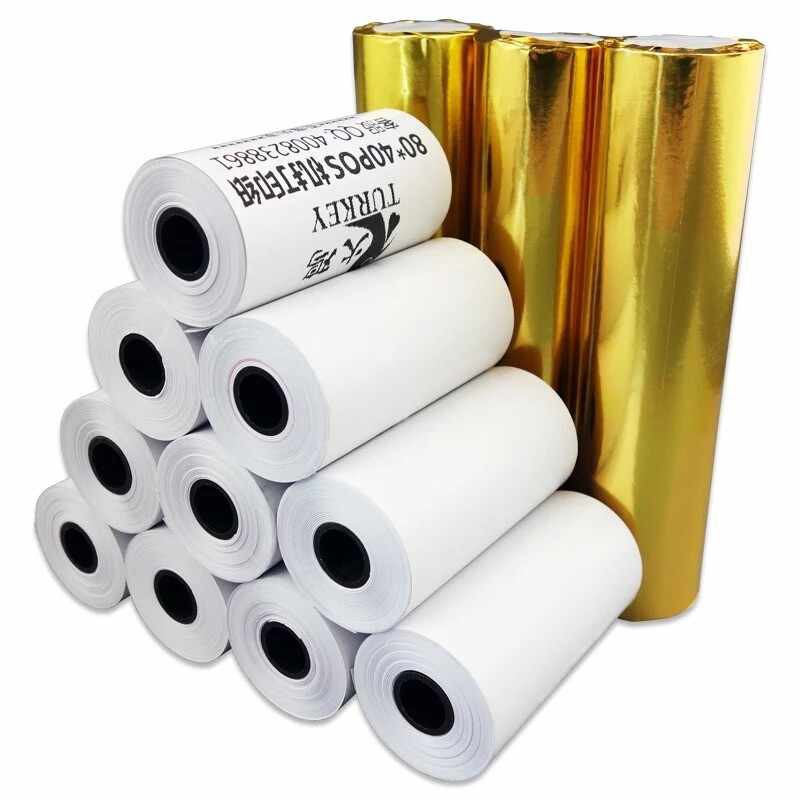 Paper Cashier / Popb PAPER ROLL 80x40MM THERMAL RECEIPT MINI (10 Rolls ...