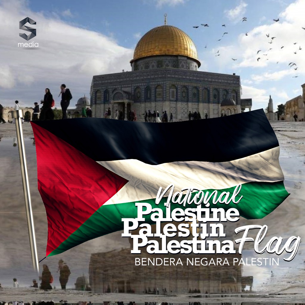 Flag Bendera Negara Palestin Palestine Palestina Muslim KUALITI BAIK ...