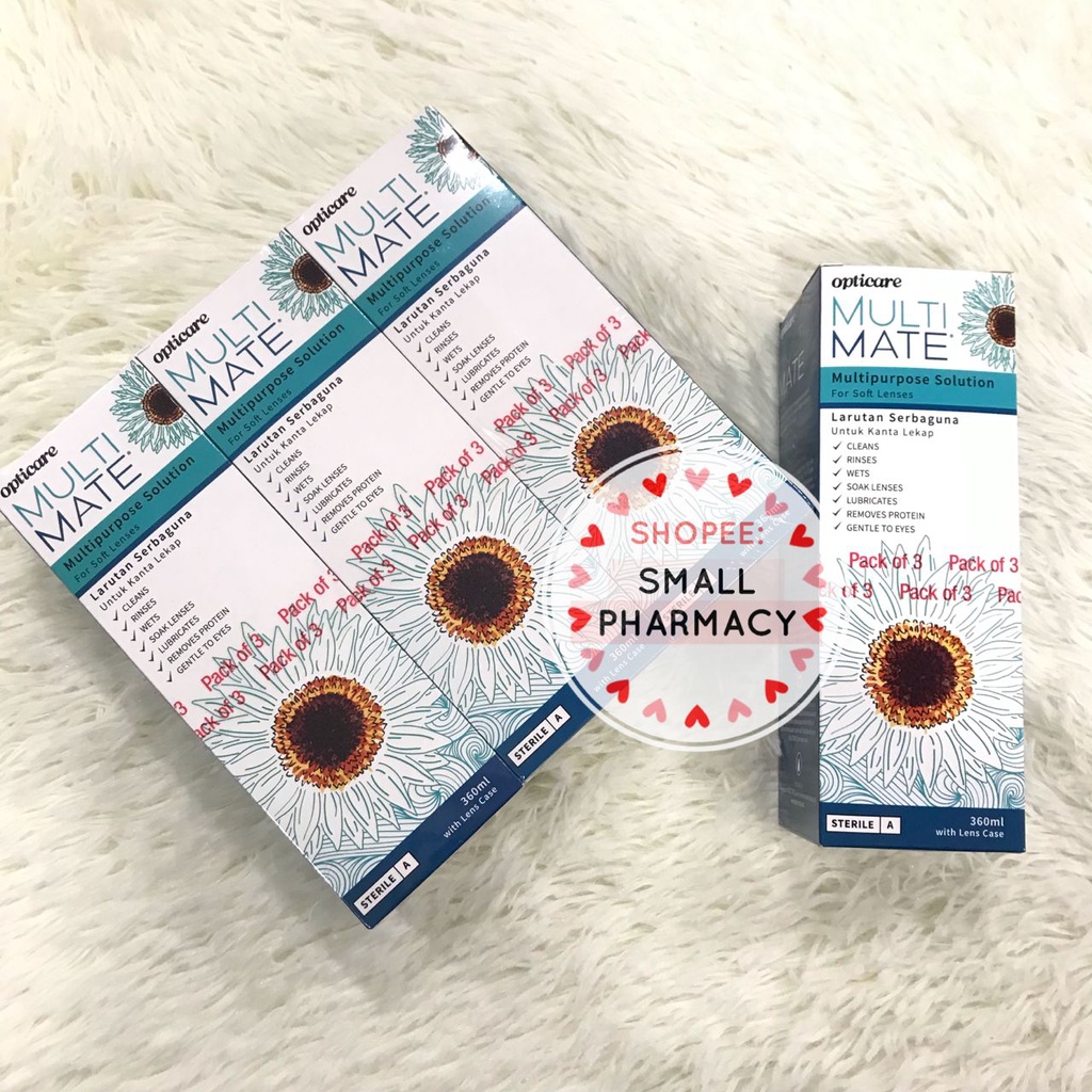 Opticare Multimate Multipurpose Solution For Soft Lenses 240ml / 360ml ...