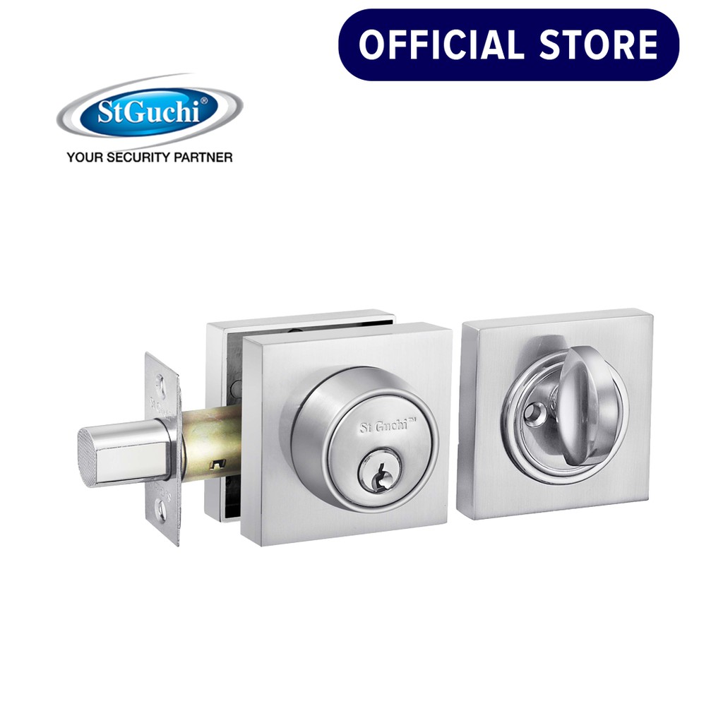 St Guchi Thumbturn & Key Deadbolt Lock (SGDB-D361 SN) | Shopee Malaysia