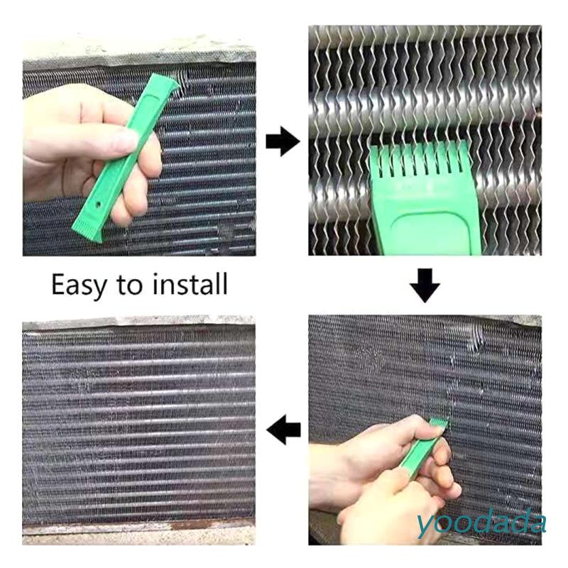 Yoo 6x Air Conditioner Fin Cleaner Fin Repair Comb Cooler Straightener ...