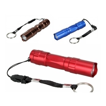 3W LED Mini Torch with Ring Strap (Aluminium Body) | Shopee Malaysia