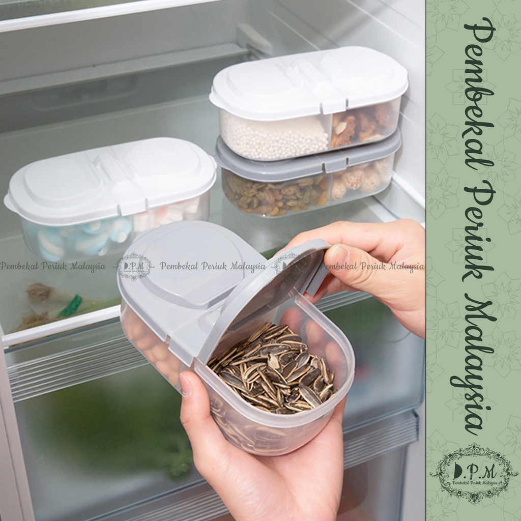 Double Clamshell Lid Sealed Box / Kotak Simpanan Dua Penutup (READY ...