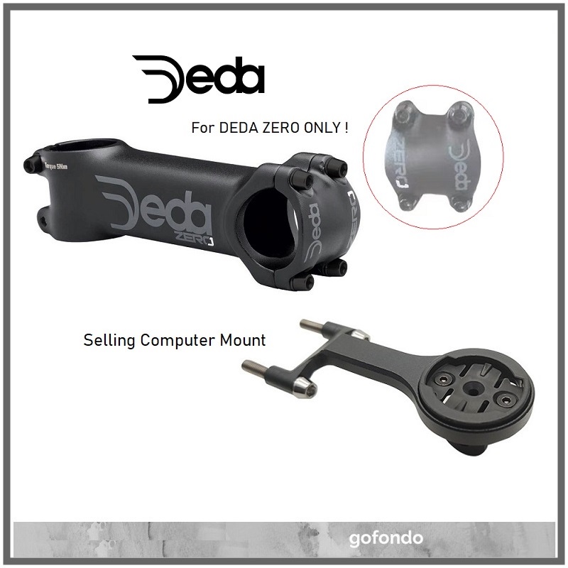 Computer Mount Garmin Bryton Wahoo FOR DEDA ZERO / Colnago CLX Stem ...