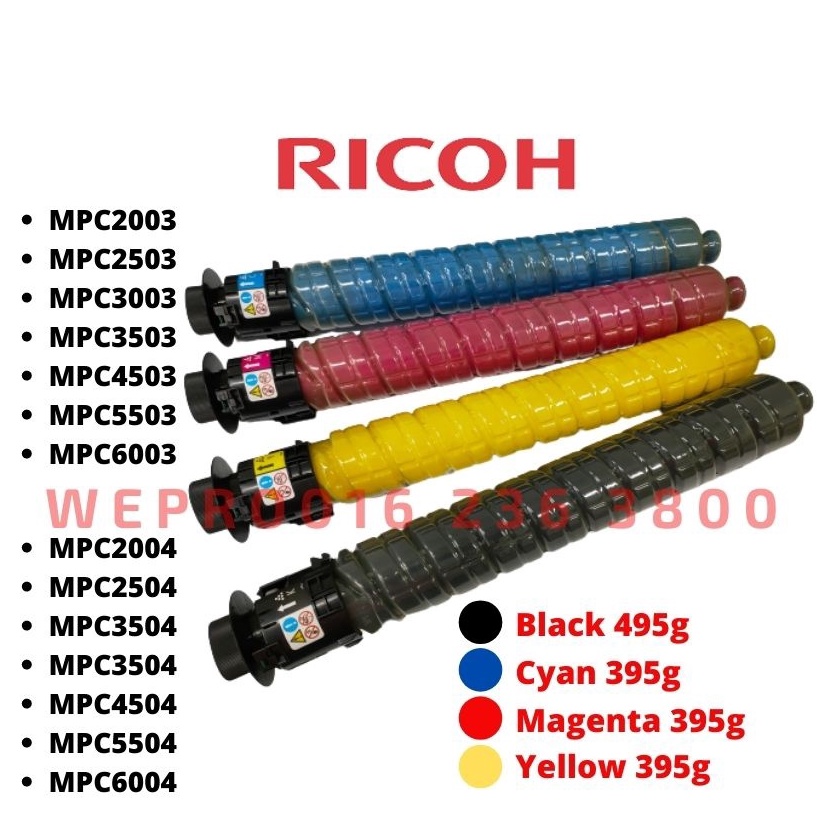 Ricoh Japan Toner cartridge MPC2003 MPC2503 MPC3003 MPC3503 MPC4503 MPC5503 MPC6003 Compatible ...