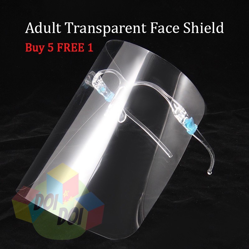 🔥 COMBO SET | READY STOCK 🔥 Adult Transparent Face Shield | Shopee Malaysia