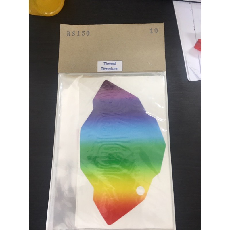 TINTED METER PELANGI RS150 V1 150RS RS STICKER TINTED METER STIKER ...