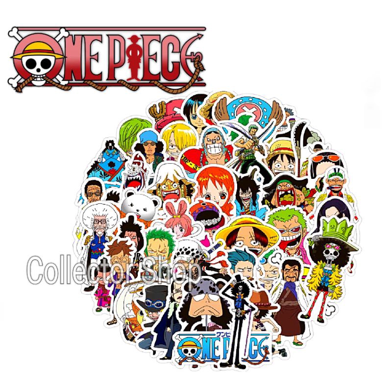 50 pcs One Piece Sticker Anime Collection Collection luffy Shanks Zoro ...