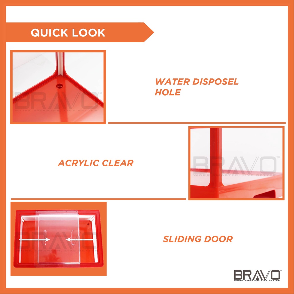 Balang Buah Balang Buah Potong Acrylic Fruit Case Bekas Buah-buahan ...