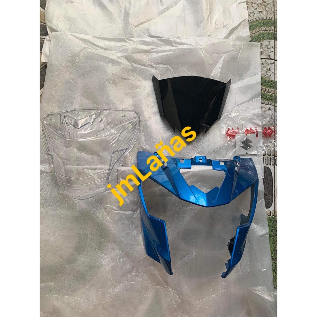 HEADLIGHT SET WITH GLASS LENS (STANLEY) FOR RAIDER 150 FI R150 ALL ...