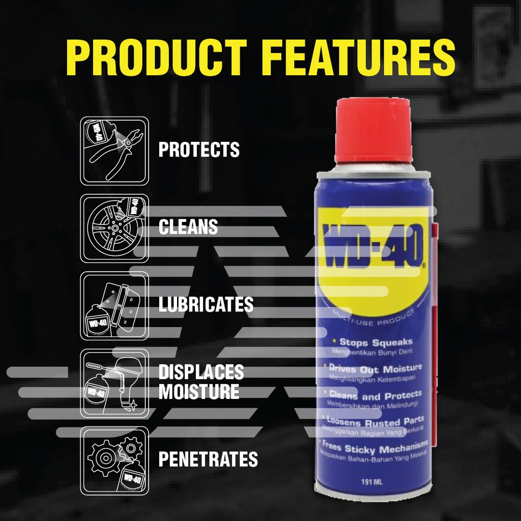 WD-40 Multi Use Product Anti Rust Multi Purpose Lubricant Spray 412ml WD40 12oz 100ml 191ml ...
