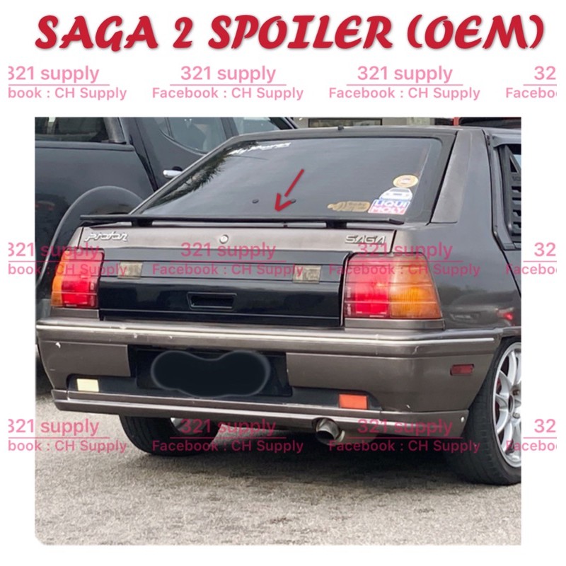 Proton Iswara Saga2 Rear Boot Bonnet Center Spoiler SP127 Bonet Saga ...