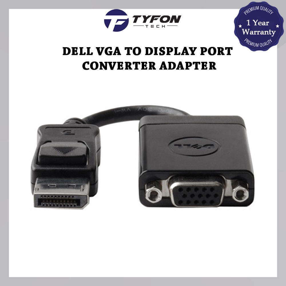 Dell Display Port to VGA Converter DP to VGA Adapter (Refurbished ...
