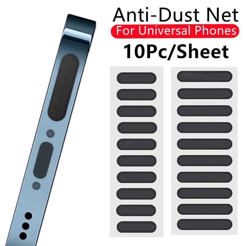 10Pcs/Sheet Mobile Phone Dustproof Net Stickers Speaker Mesh Anti Dust ...