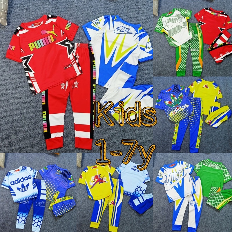 🔥Ready Stock🔥 Monkey Kids Premium Jersey Sportwear 1-7years | Shopee ...