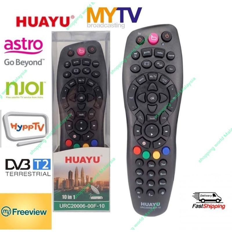 astro remote 10in1 astro/njoi/byond/happytv/dvbs2/dvb | Shopee Malaysia